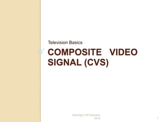 composite video signal | PPTX