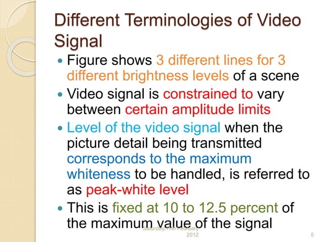 composite video signal | PPTX