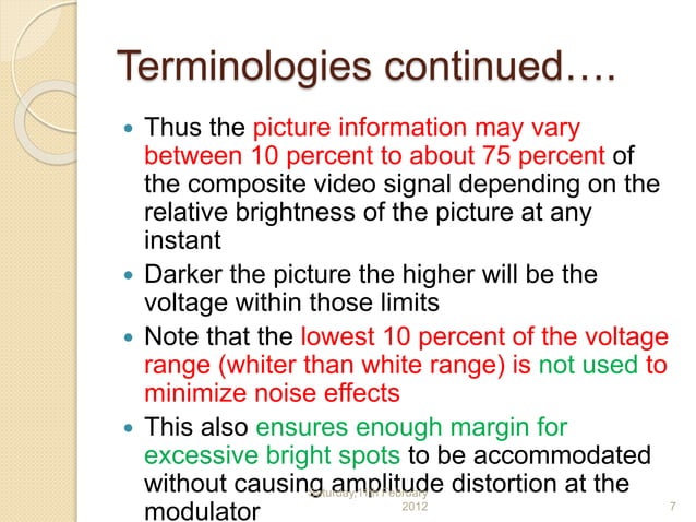 composite video signal | PPTX