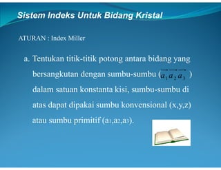 1.struktur kristal(kuliah) | PDF