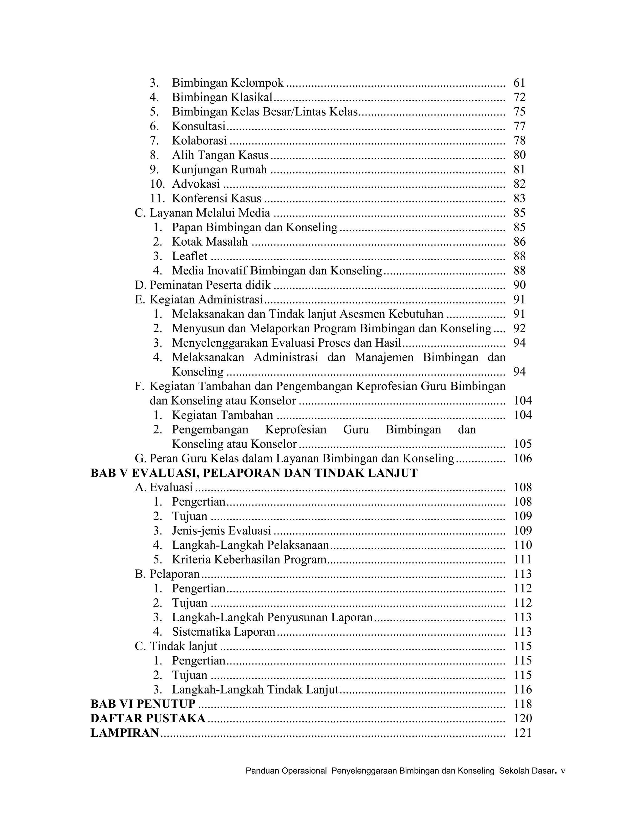 Panduan operasional BK di SD -2016 (DIRJEN GTK) Uploaded by Yovian YP | PDF
