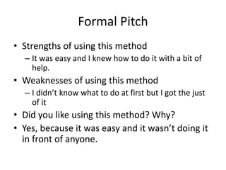 1. communication methods pro forma (1) | PPT