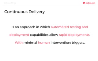 Continuous integration and delivery and deployment | PPT