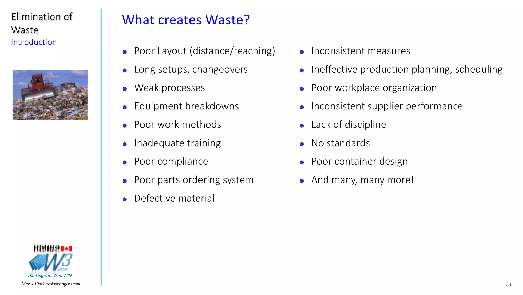 Elimination of 7 types of Waste (MUDA) | PPTX