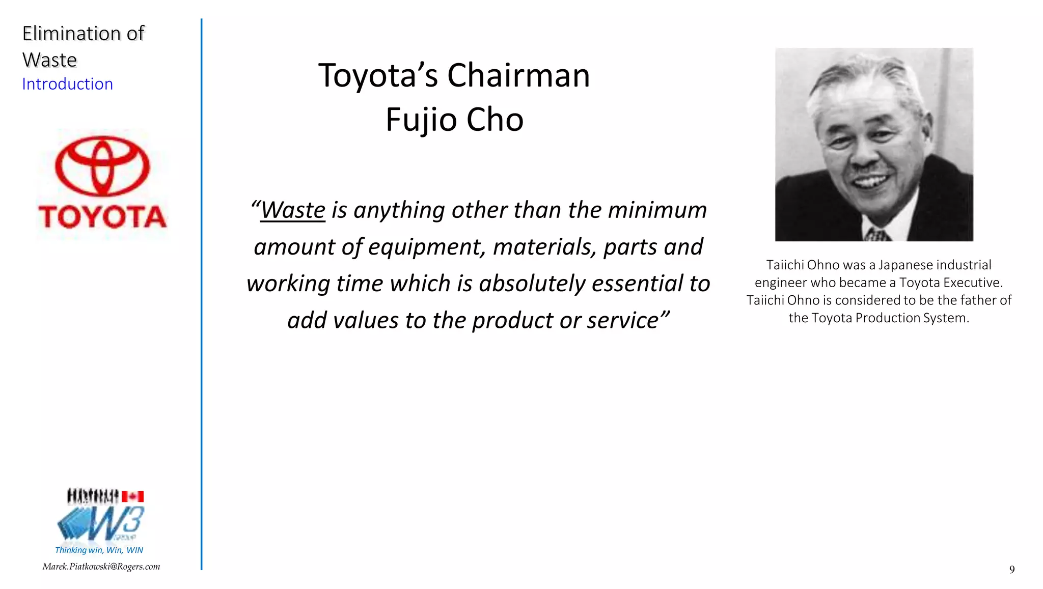 Elimination of 7 types of Waste (MUDA) | PPTX