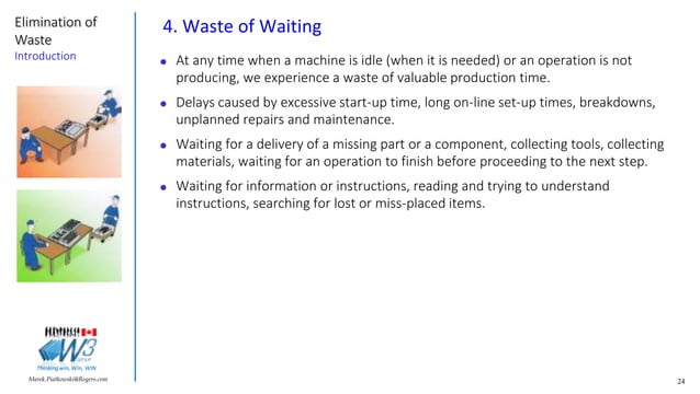 Elimination of 7 types of Waste (MUDA) | PPTX | Manufacturing Industry ...