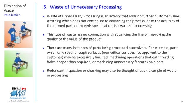 Elimination of 7 types of Waste (MUDA) | PPTX | Manufacturing Industry ...