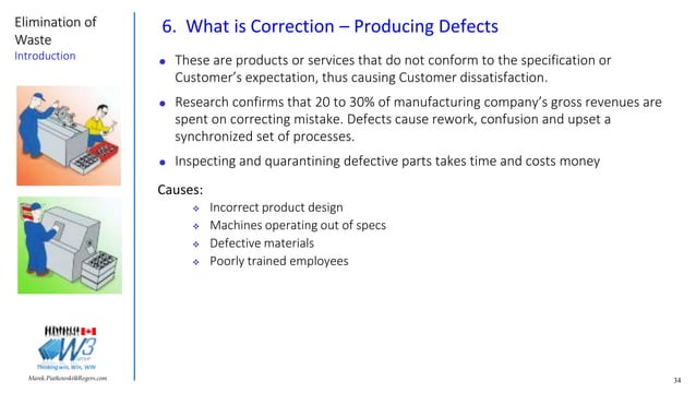 Elimination of 7 types of Waste (MUDA) | PPTX | Manufacturing Industry ...