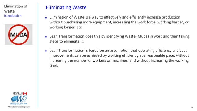 Elimination of 7 types of Waste (MUDA) | PPTX | Manufacturing Industry ...