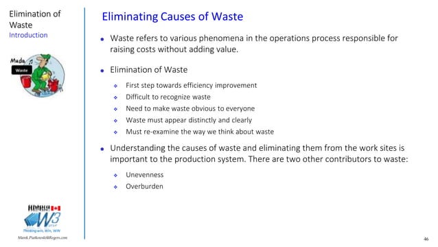 Elimination of 7 types of Waste (MUDA) | PPTX | Manufacturing Industry ...