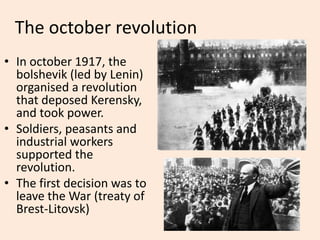 1. The Russian revolution | PPT