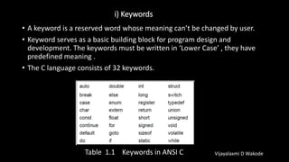 fundamentals of c | PPTX