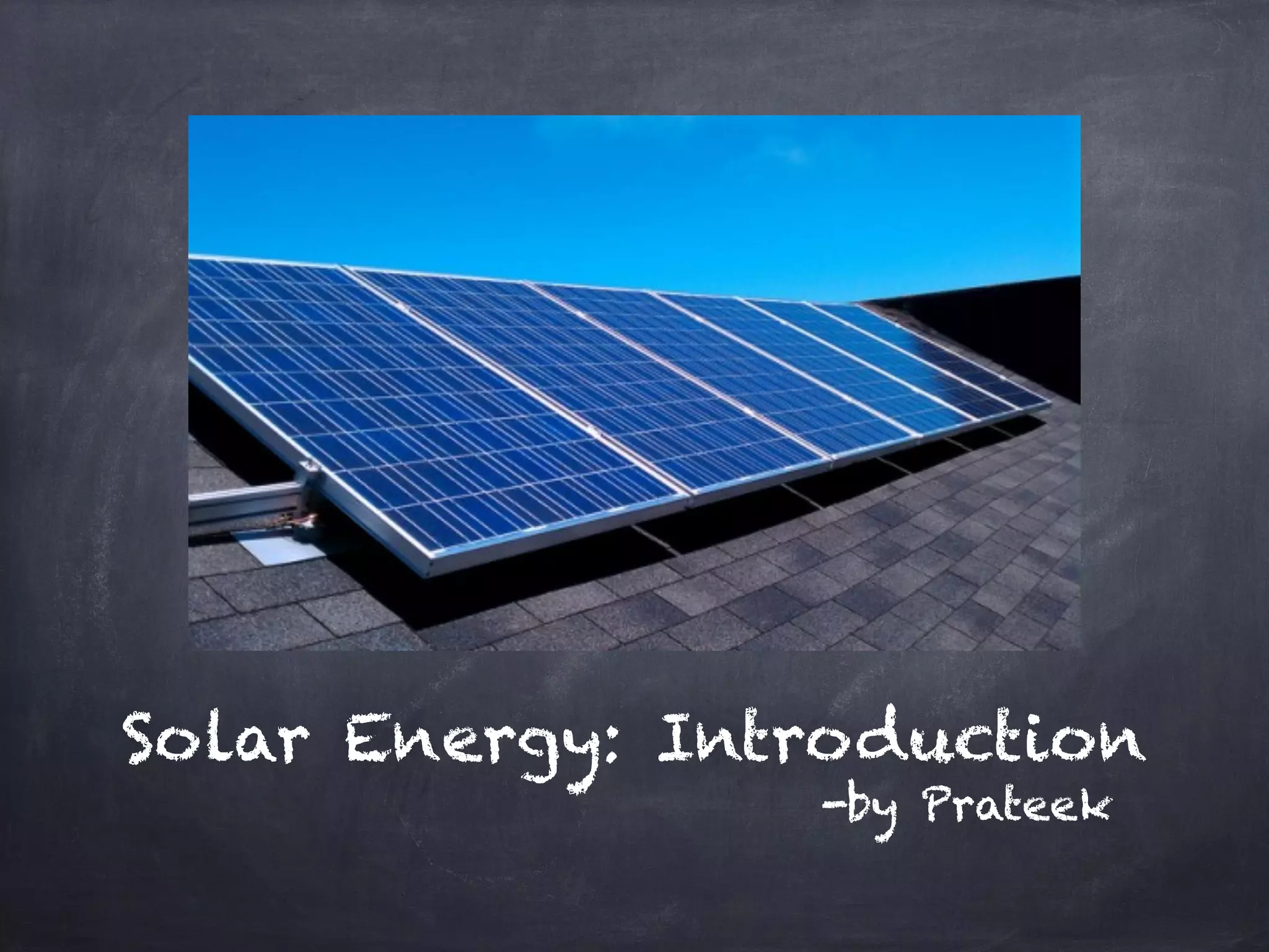 1.introduction to Solar Energy | PDF