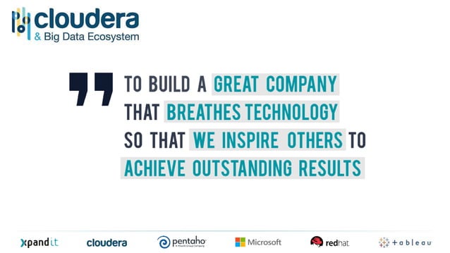 Live Seminar Cloudera & Big Data Ecosystem | PPT