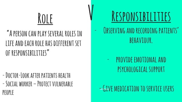 1. professionals roles and responsibilities | PPT