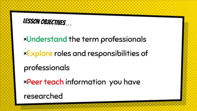 1. professionals roles and responsibilities | PPT