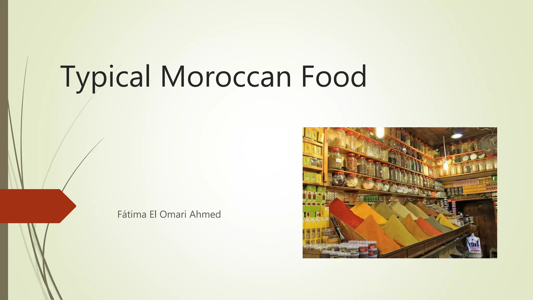 Typical moroccan food | PPTX