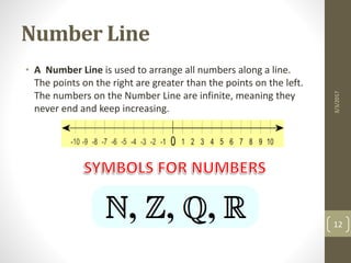1.1 real number system dfs | PPTX