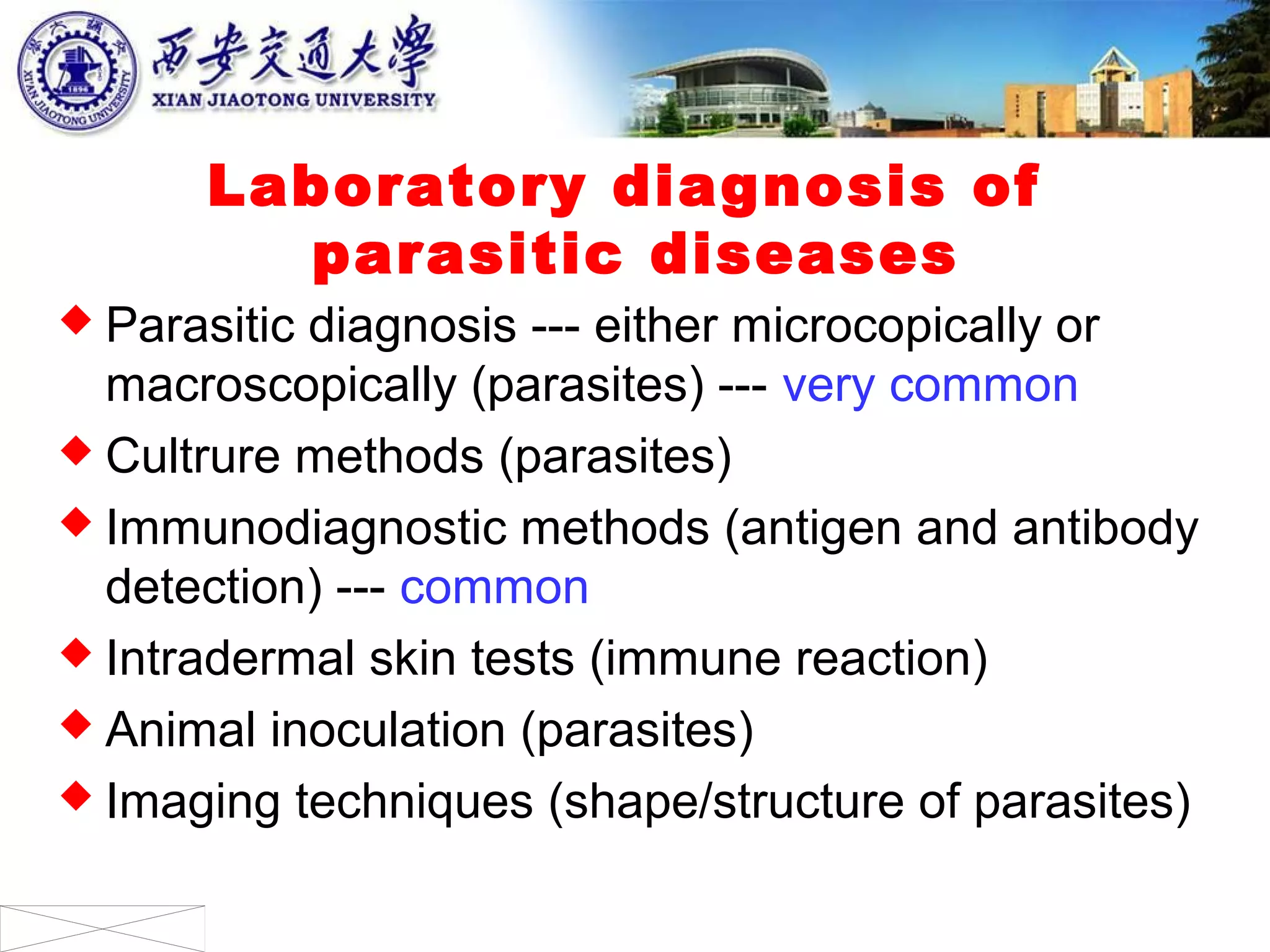 1.general introduction to medical parasitology | PPT