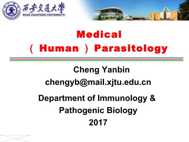 1.general introduction to medical parasitology | PPT