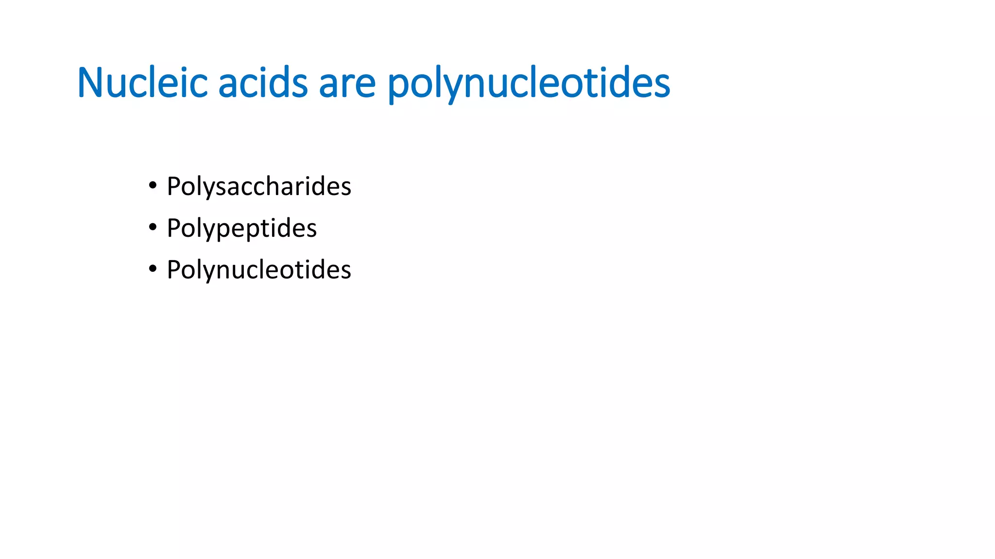 Nucleic acids - Introduction | PPTX