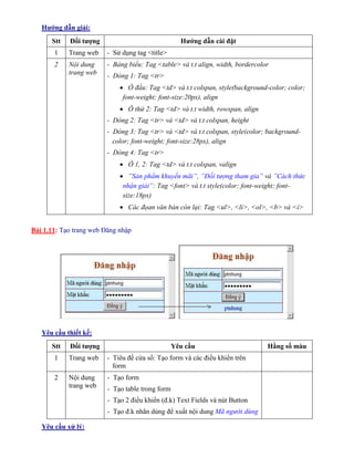 html/css exercise | PDF