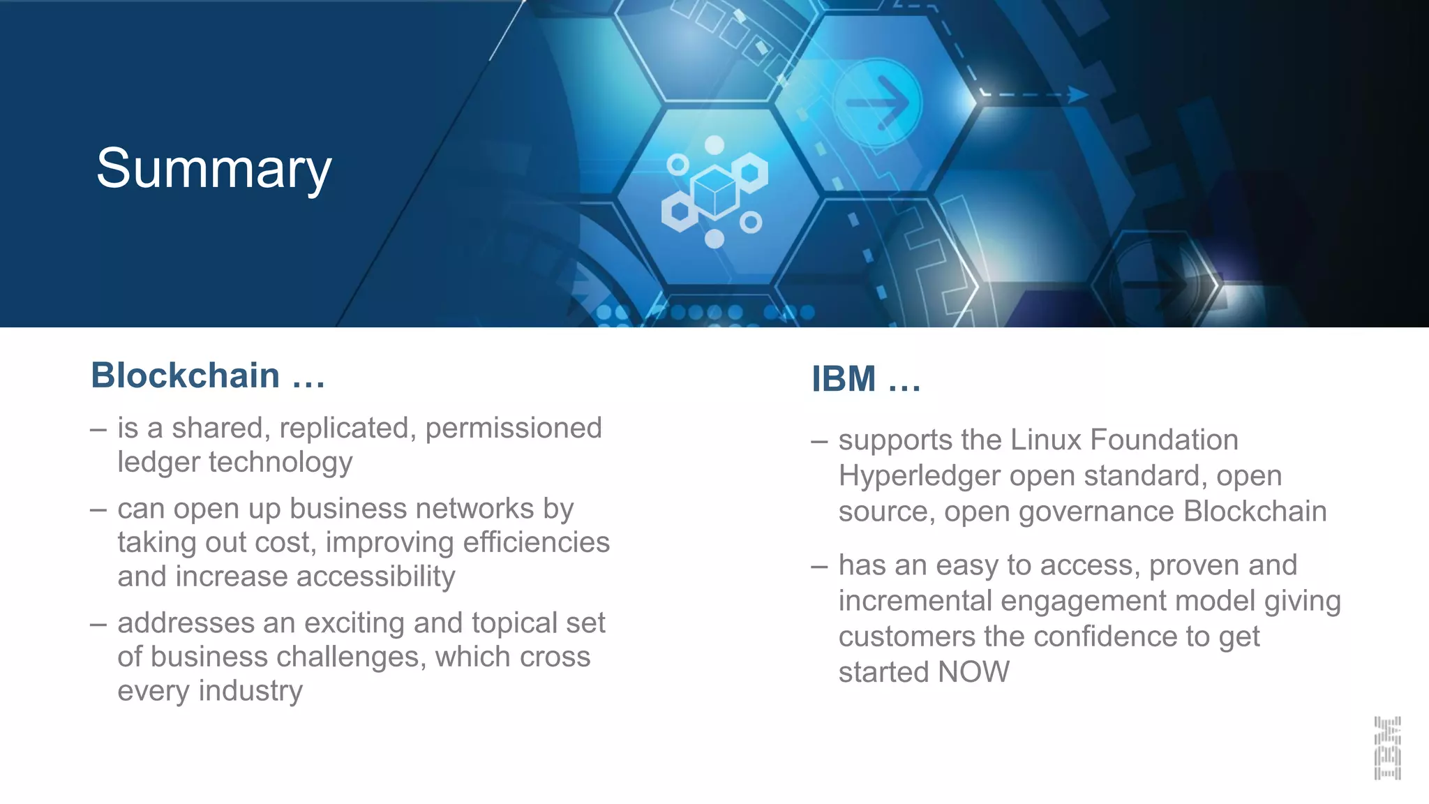 1. ibm blockchain explained | PDF