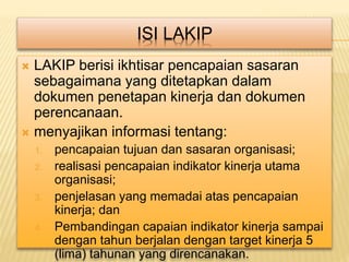 kebijakan pemerintah tentang penyusunan lakip | PPT