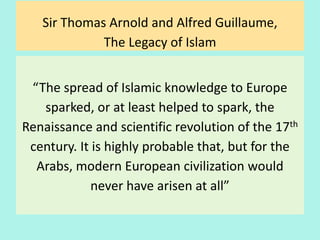 The Impact of Early Muslim Thoughts on the Renaissance Movement in the ...