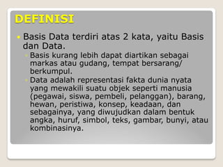 1. Pengantar Basis Data | PDF