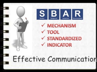 1. sbar technique in communication | PPTX