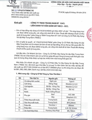 1. 310 a.016.cv.tne&c sg vl đợt 1 | PDF