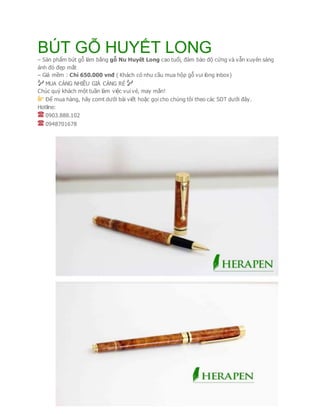BUT GO HUYET LONG | PDF