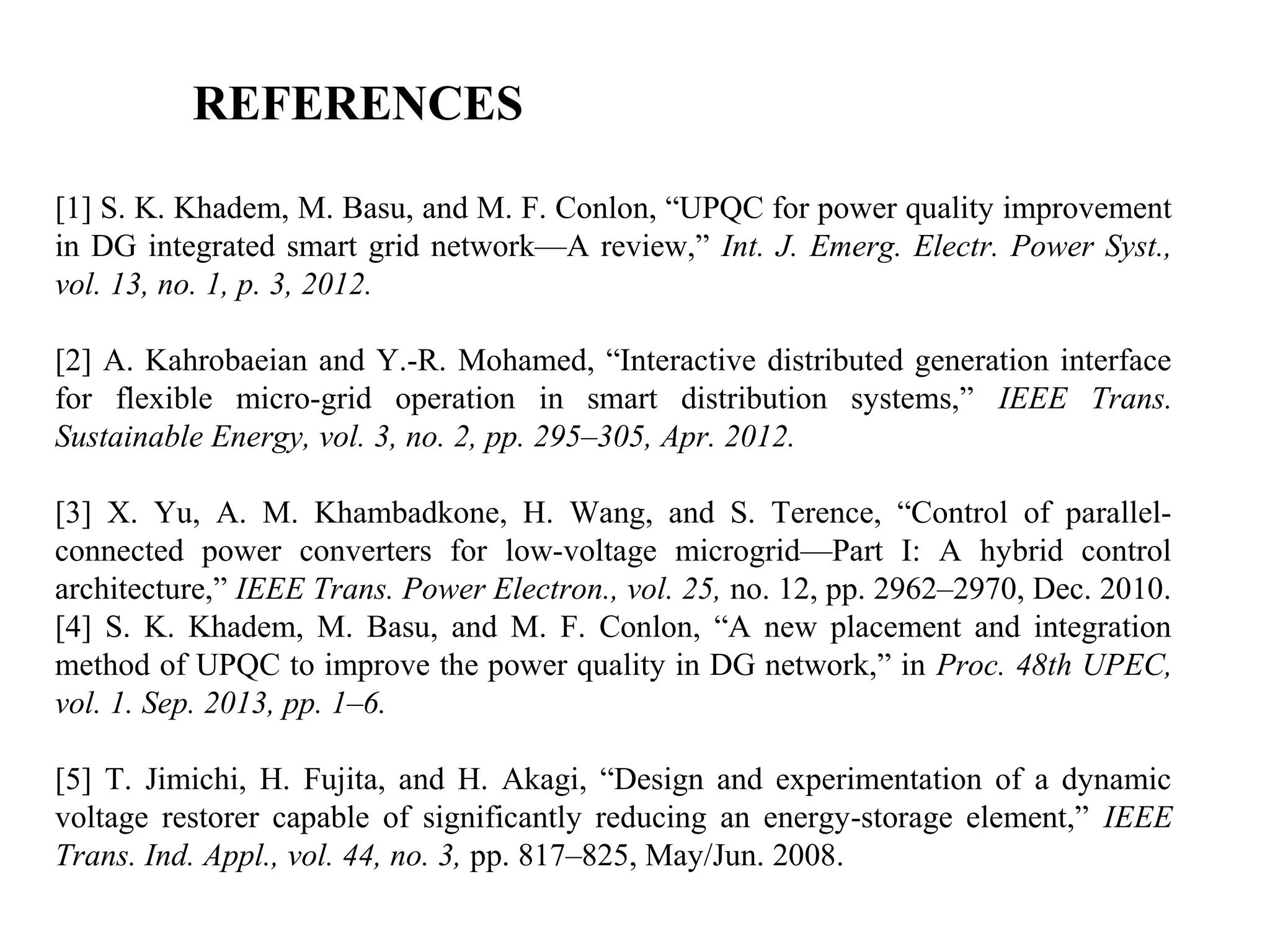 POWER QUQLITY IMPROVEMENTS UPQC BASED PI AND FUZZY CONTROLLER | PPT