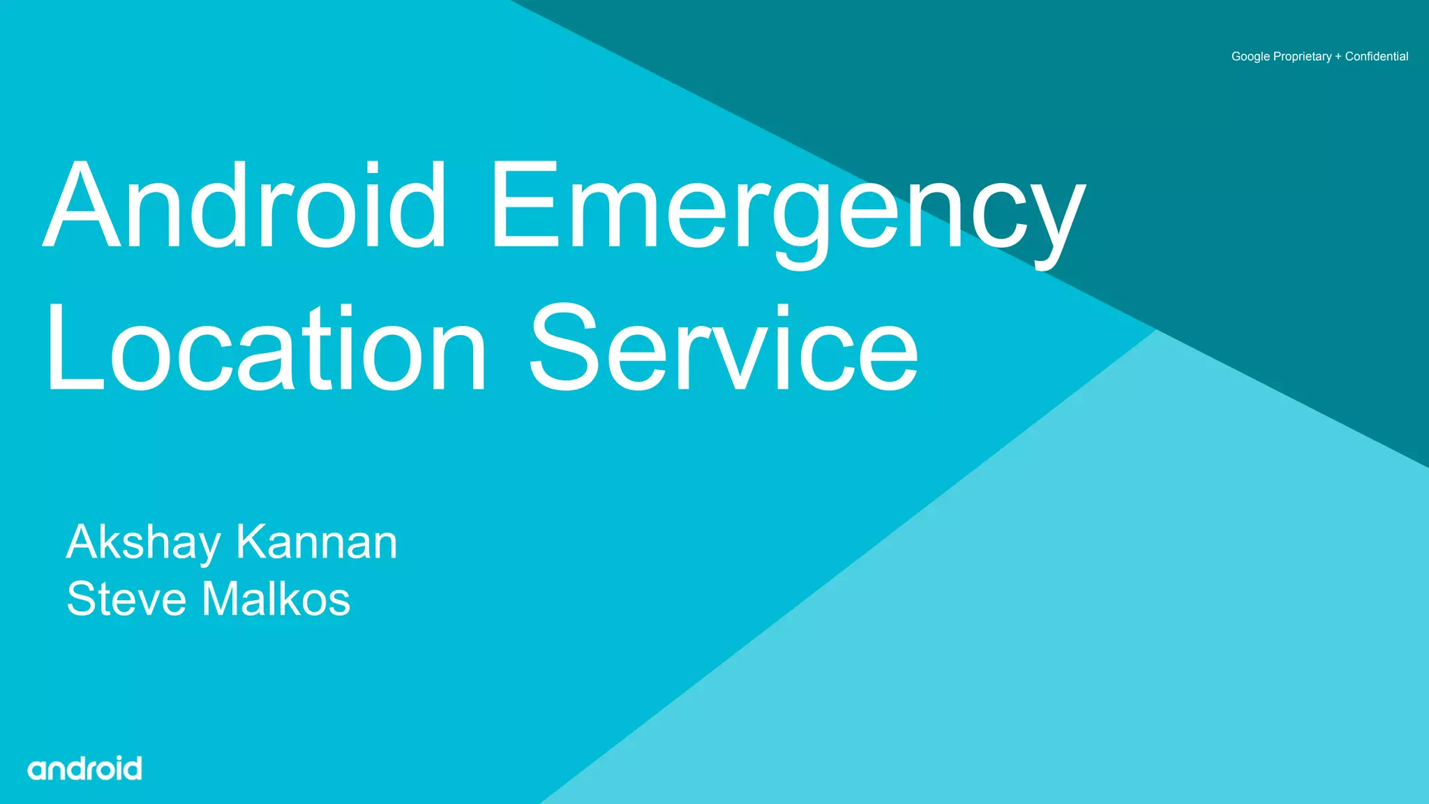 EENA 2017 - Advanced Mobile Location update (1/5) | PPT
