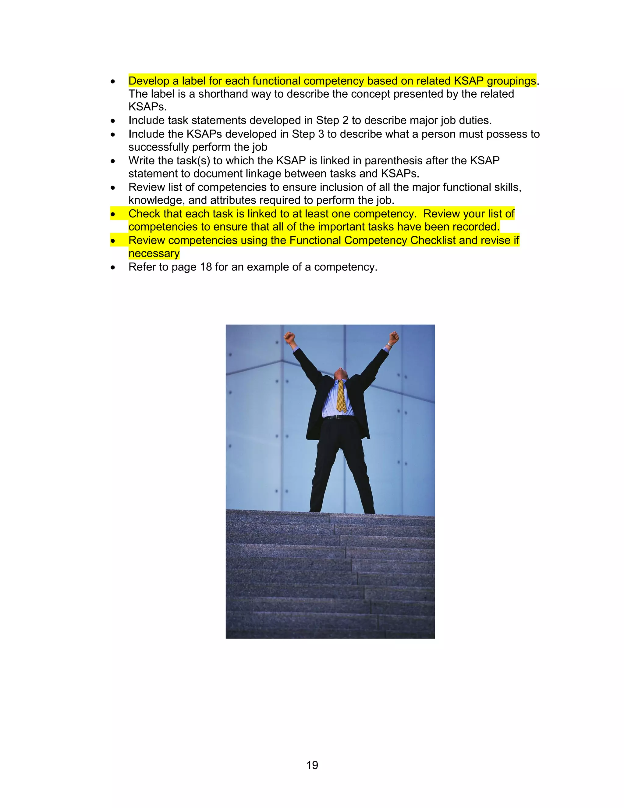 Guide for writing functional competencies (annotated) | PDF