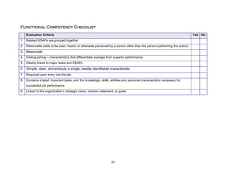 Guide for writing functional competencies (annotated) | PDF