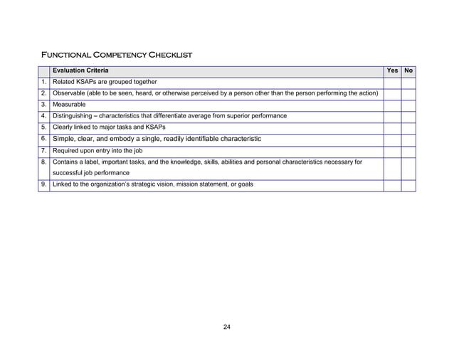 Guide for writing functional competencies (annotated) | PDF