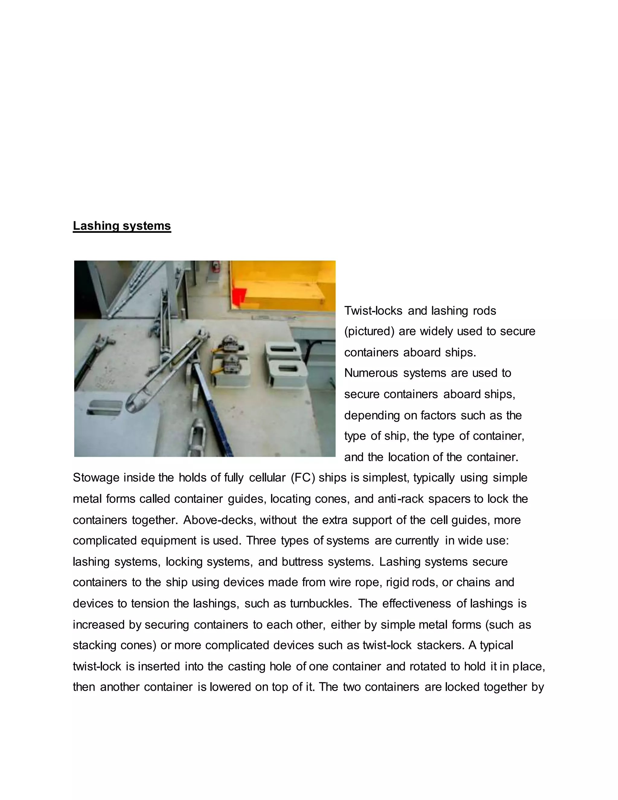 CONTAINER SHIP DESIGN REPORT