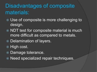 Composite Materials Used in Aerospace Industry | PPTX