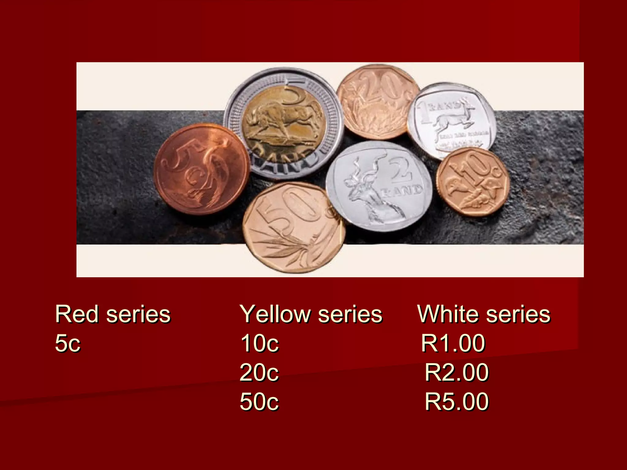 Grade 2 - SA money coins and notes | PPT
