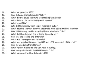 1. cold war and cuba overview | PPT