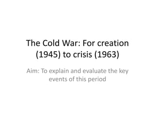 1. cold war and cuba overview | PPT