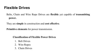 1.introduction to flexible drives & belts | PPT