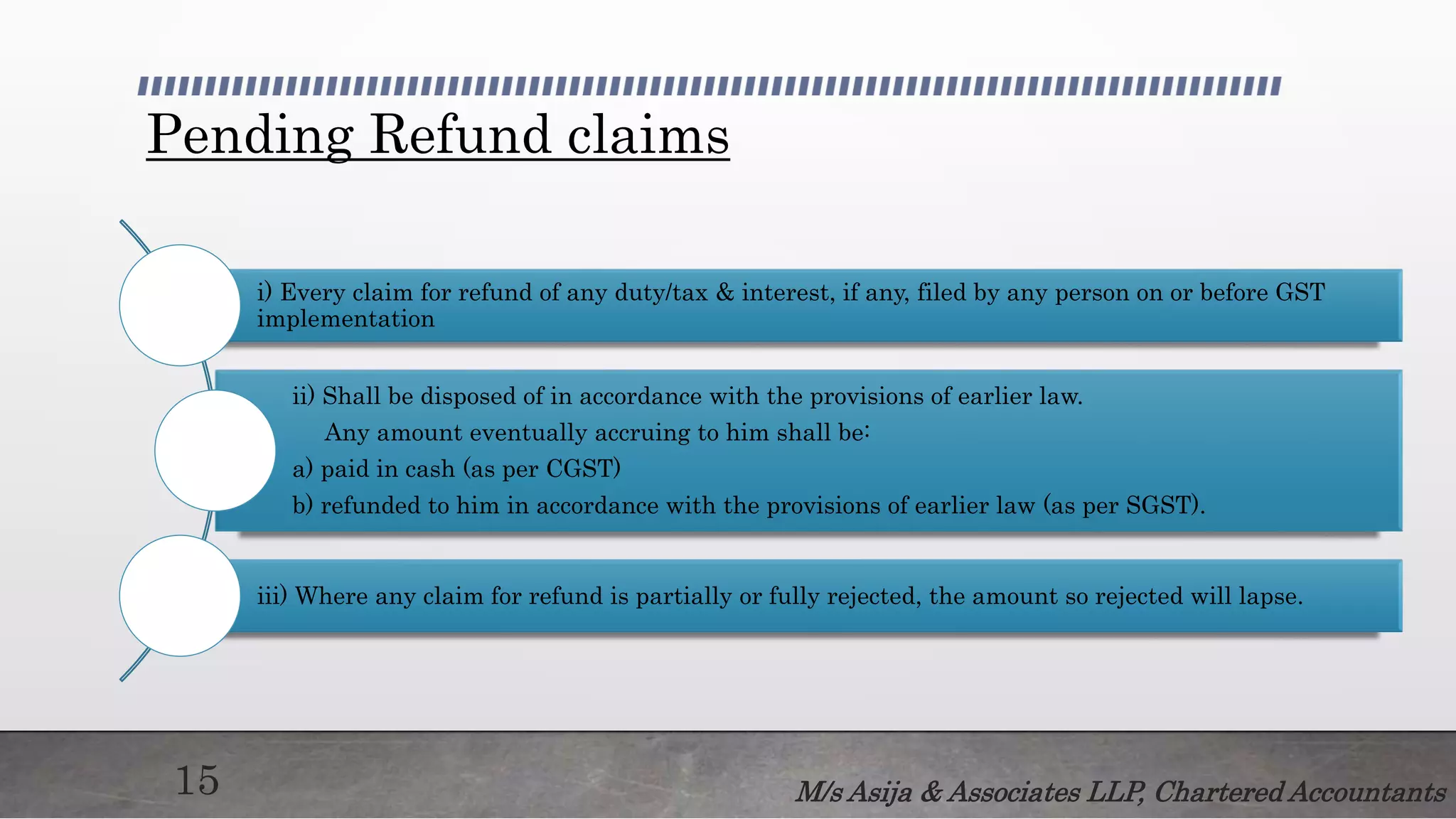 Overview of GST & Transition provisions | PPT