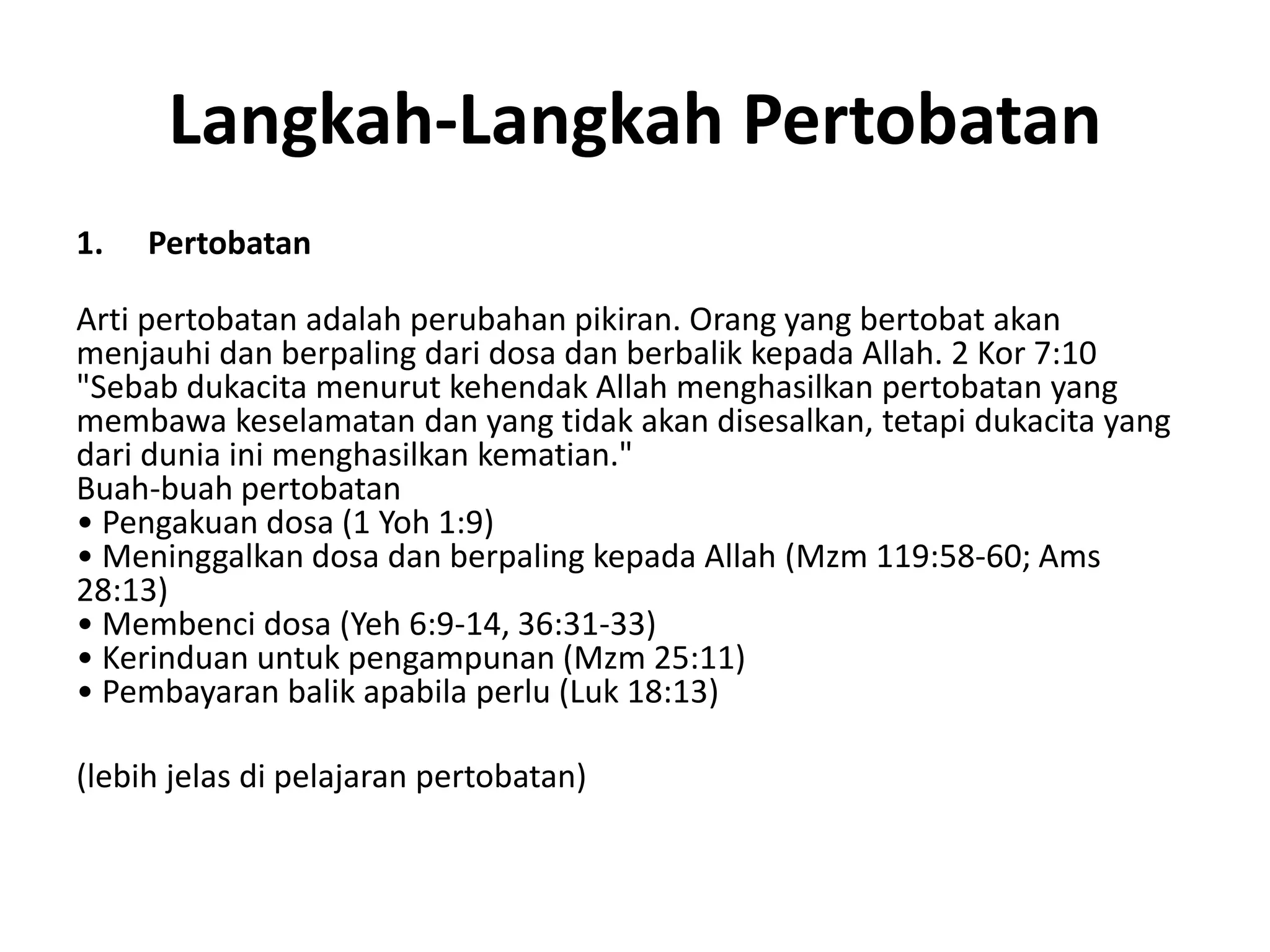1. keselamatan dalam Kristus Yesus | PPTX