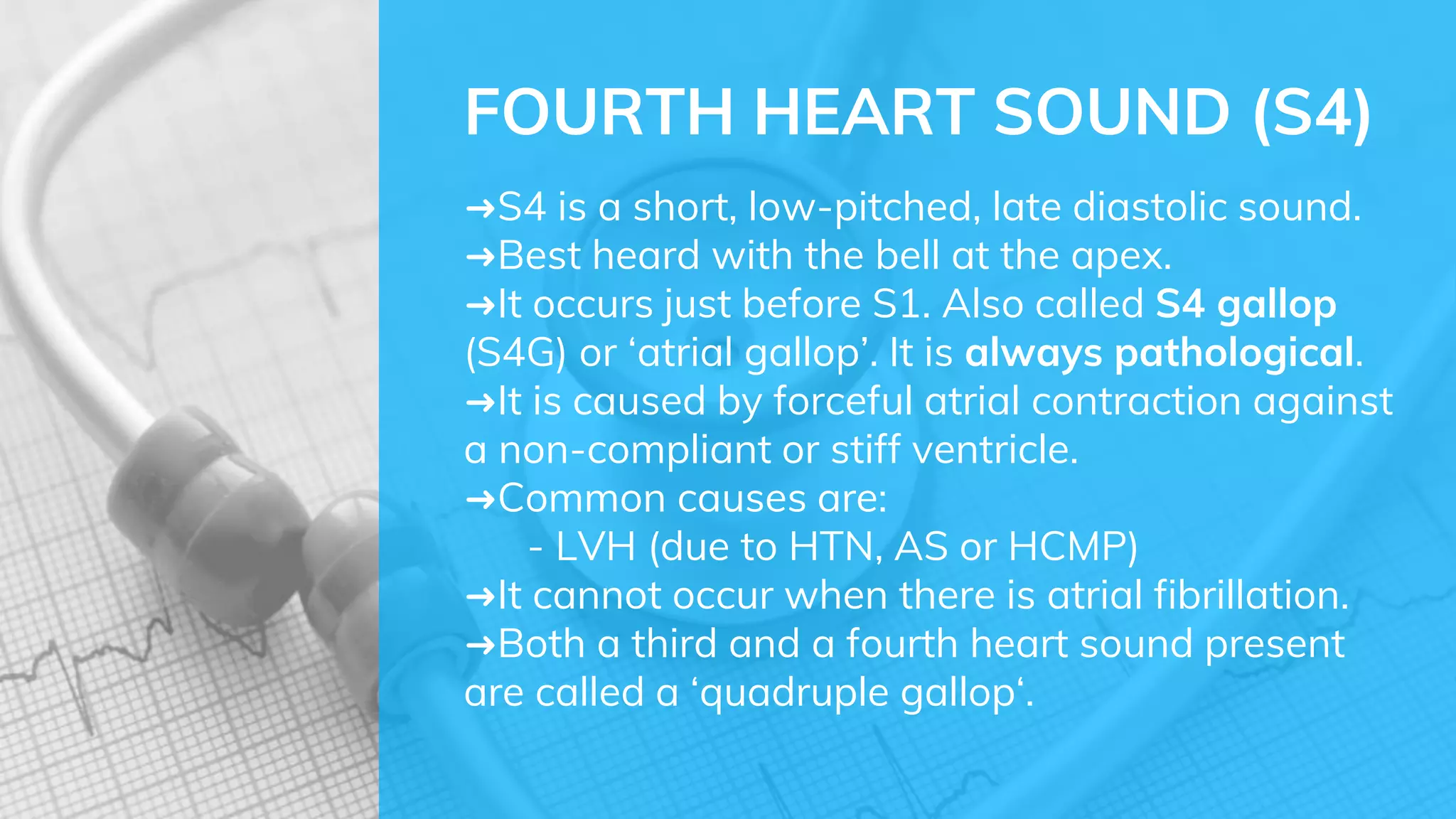 Cardiology 1.6. Heart Sounds and Murmurs - by Dr. Farjad Ikram | PPTX