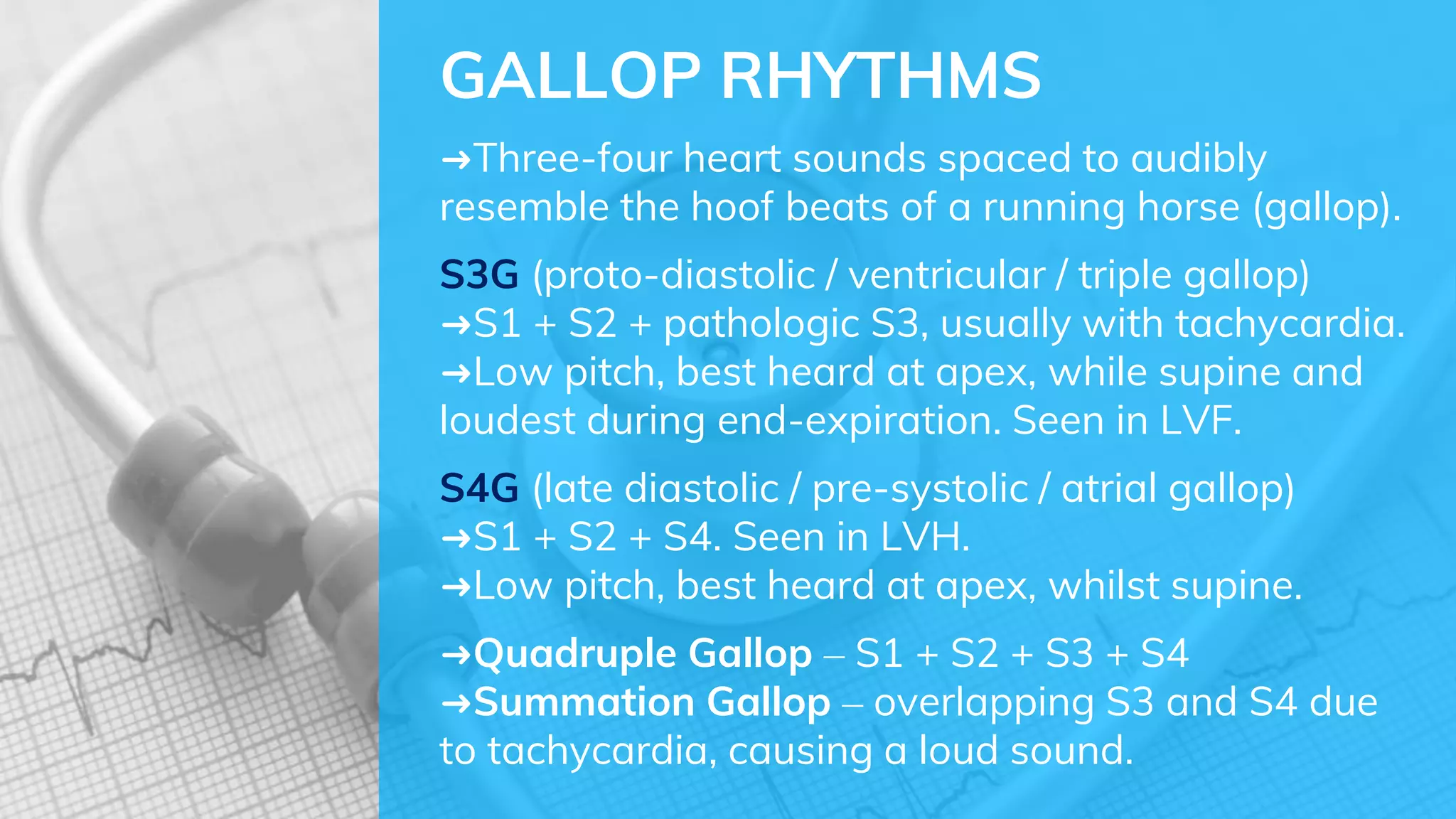 Cardiology 1.6. Heart Sounds and Murmurs - by Dr. Farjad Ikram | PPTX