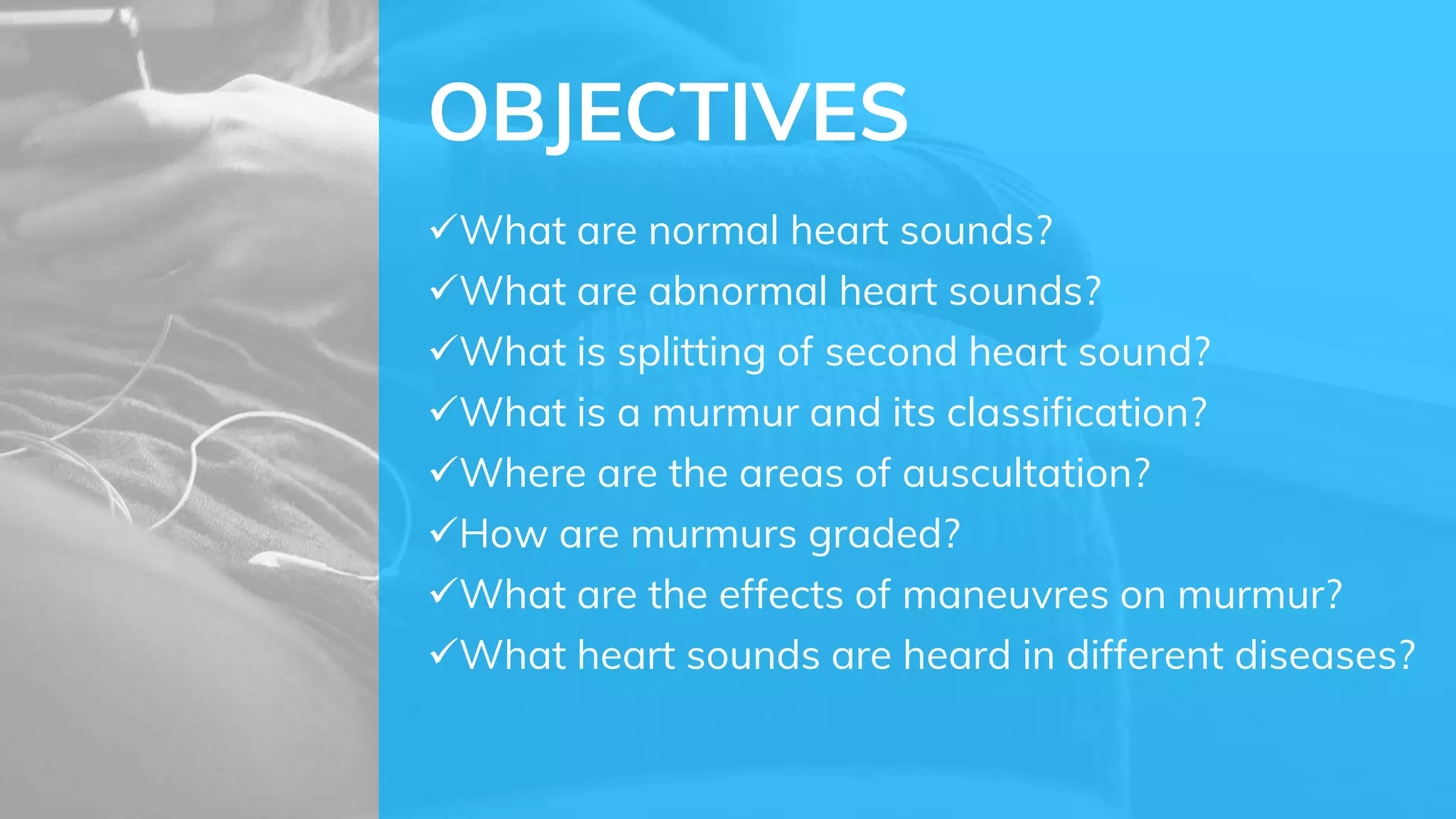 Cardiology 1.6. Heart Sounds and Murmurs - by Dr. Farjad Ikram | PPTX