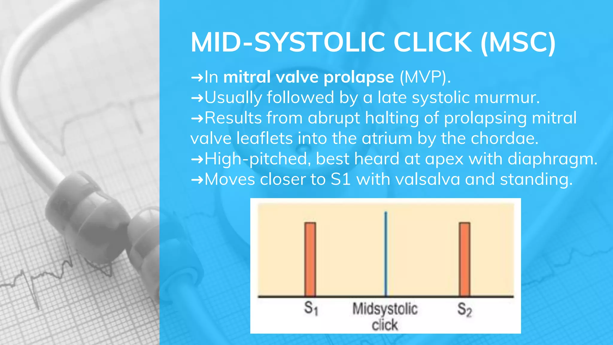 Cardiology 1.6. Heart Sounds and Murmurs - by Dr. Farjad Ikram | PPTX